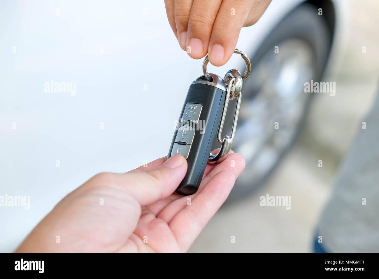 hand giving car keys Stock Photo - Alamy