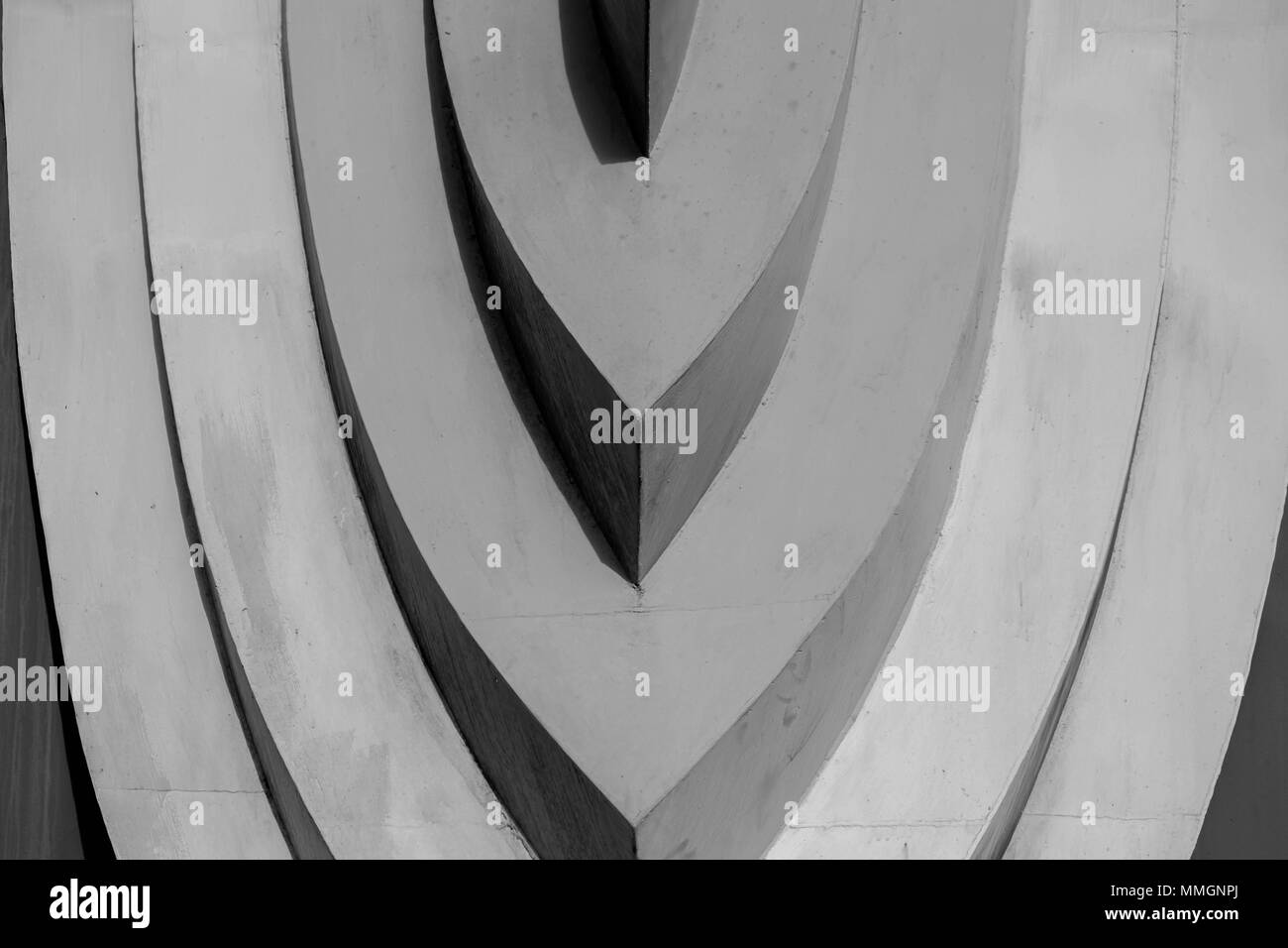 Abstract lines on architecture. modern architecture detail. Refined ...