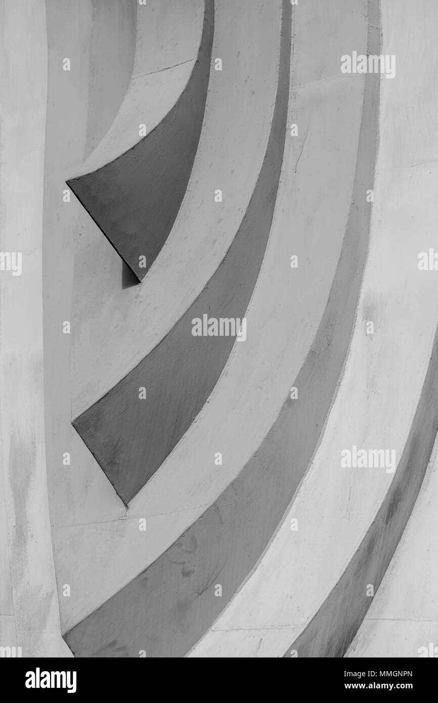 Abstract lines on architecture. modern architecture detail. Refined ...