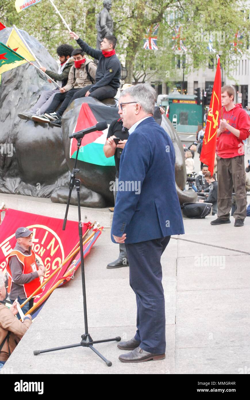 may day 1st may 2018 london uk , labour day united workers day .Mick ...