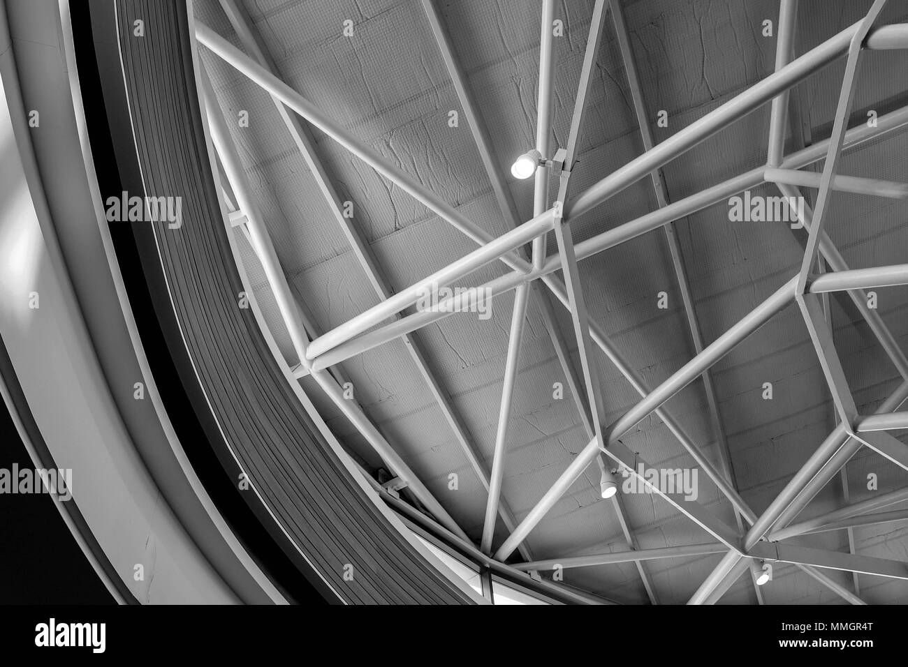 Abstract lines on architecture. modern architecture detail. Refined ...