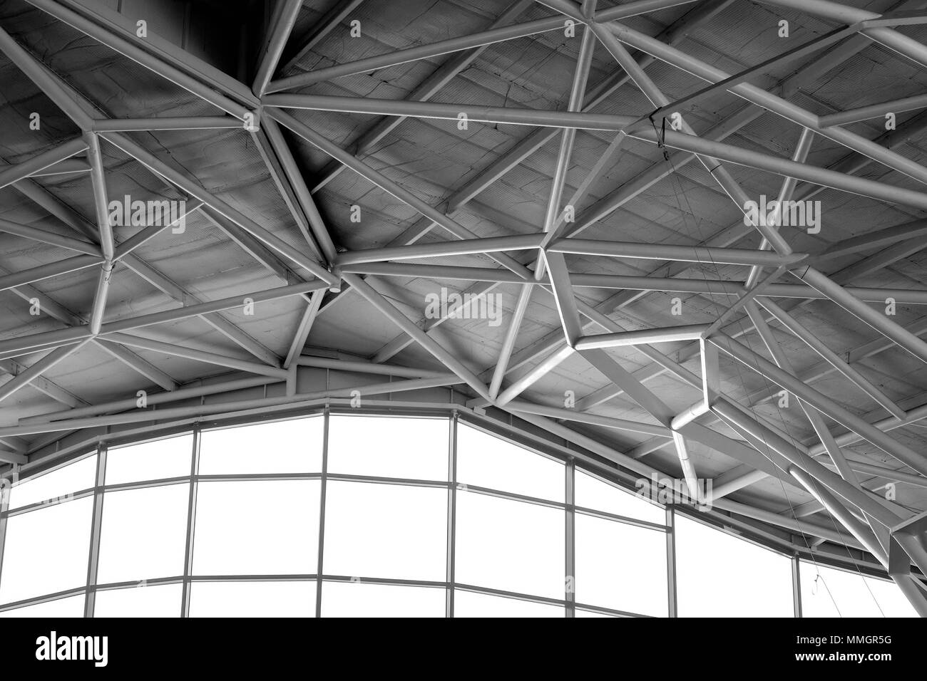 Abstract lines on architecture. modern architecture detail. Refined ...