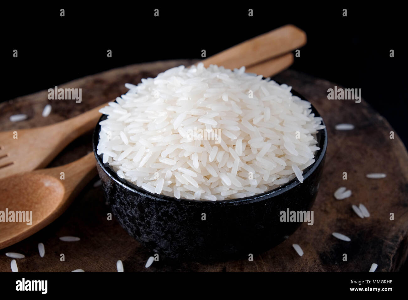 Asians eating a bowl of rice hi-res stock photography and images - Alamy
