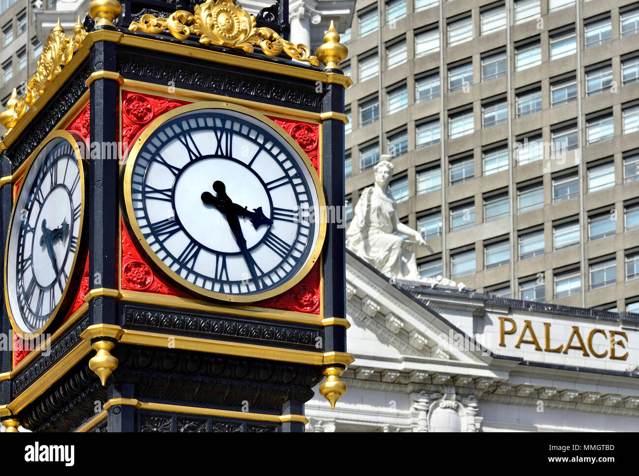 London,England, UK. 'Little Ben' clock (1892: by Gillett & Johnston of ...