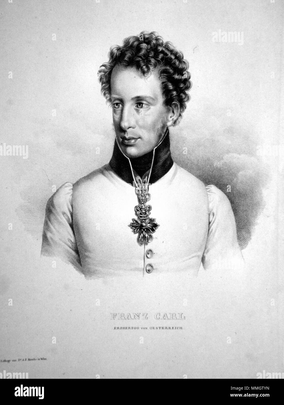 . Deutsch: Franz Karl von Österreich (1902-1878), Erzherzog, Vater des ...