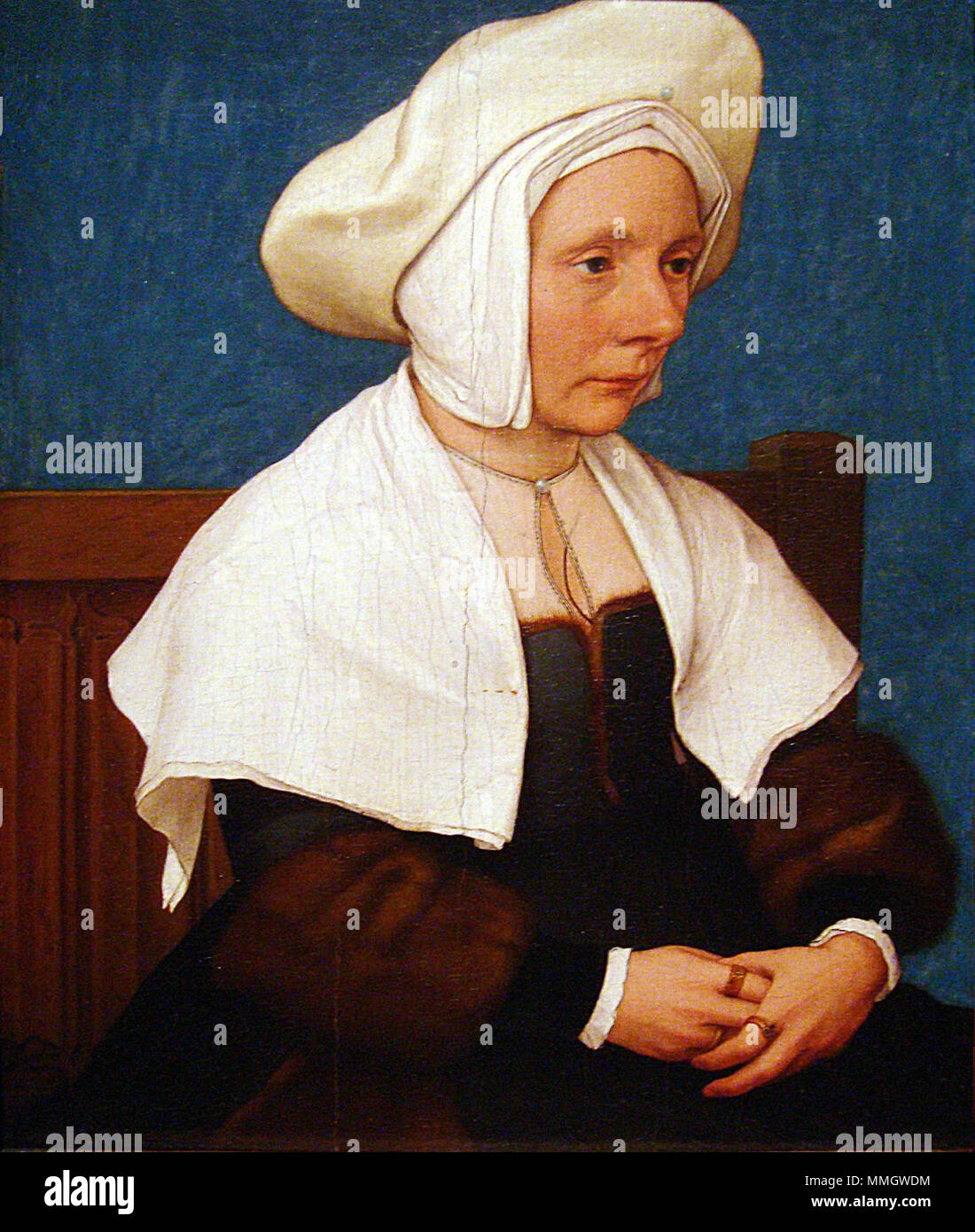 Portrait of a woman in a white coif hi-res stock photography and images ...