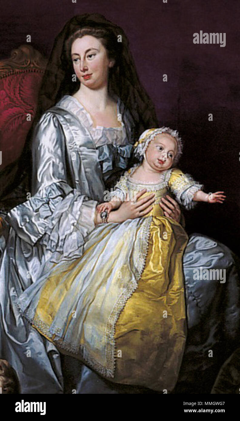 Frederick prince of wales and augusta hi-res stock photography and ...