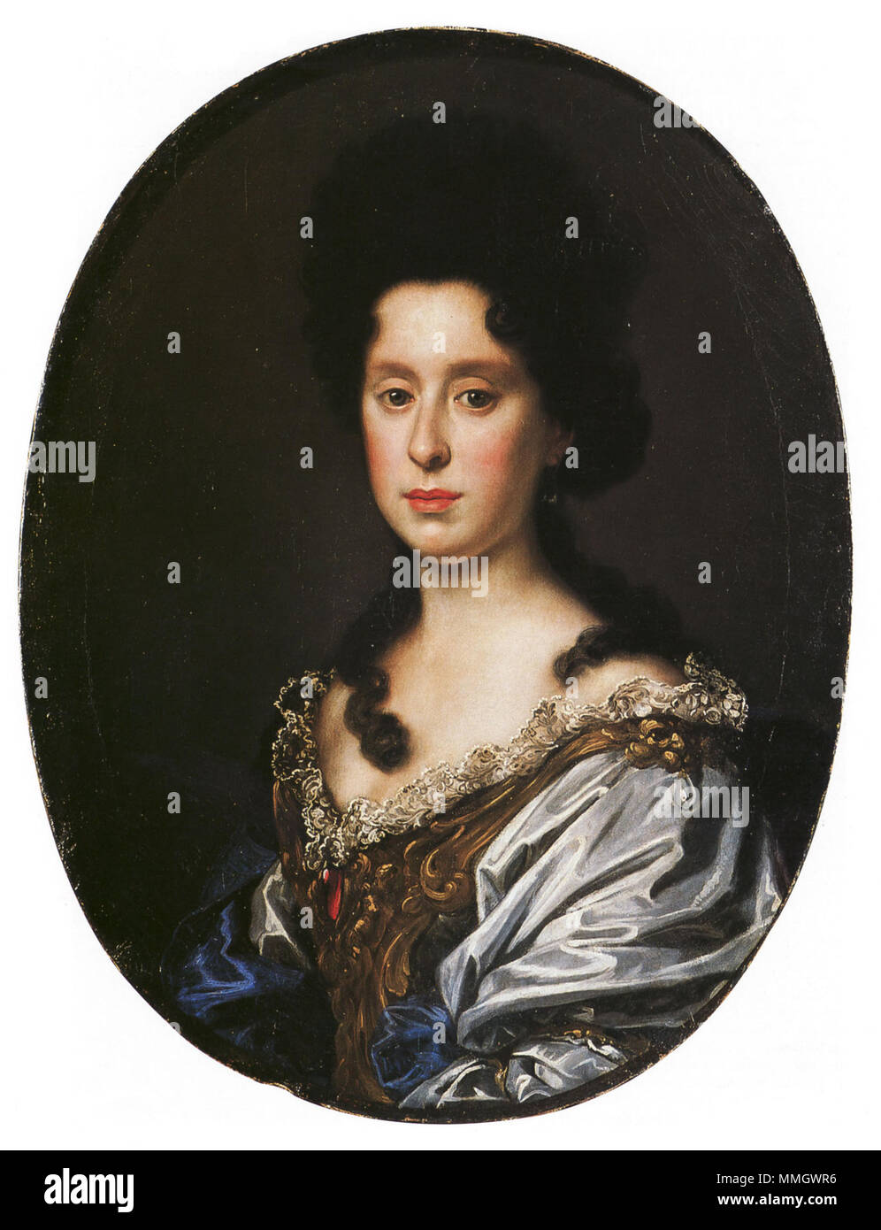 Portrait of Anna Maria Luisa de' Medici (1667-1743). between circa 1689 ...