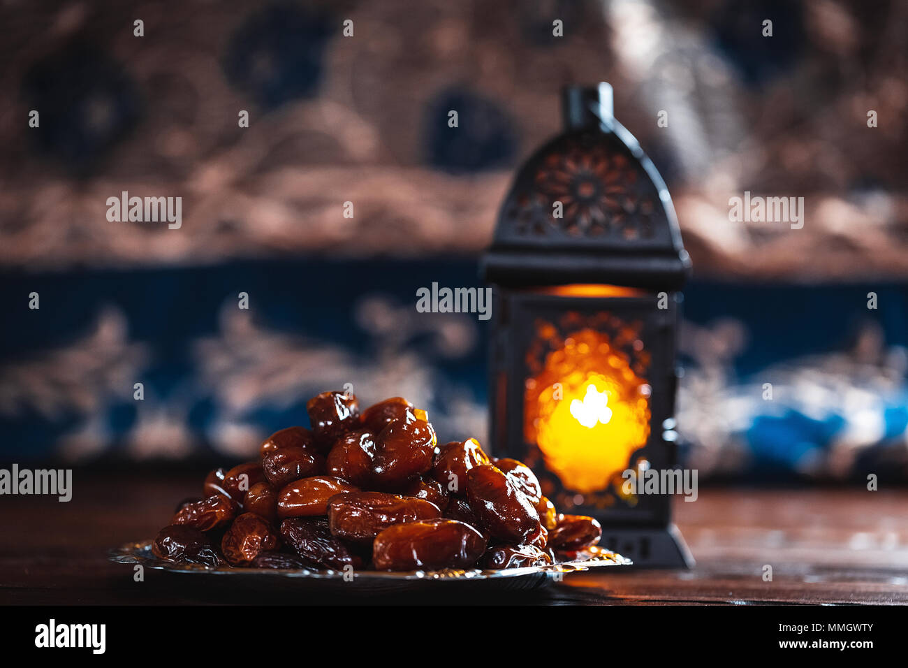 The Muslim feast of the holy month of Ramadan Kareem. Beautiful ...