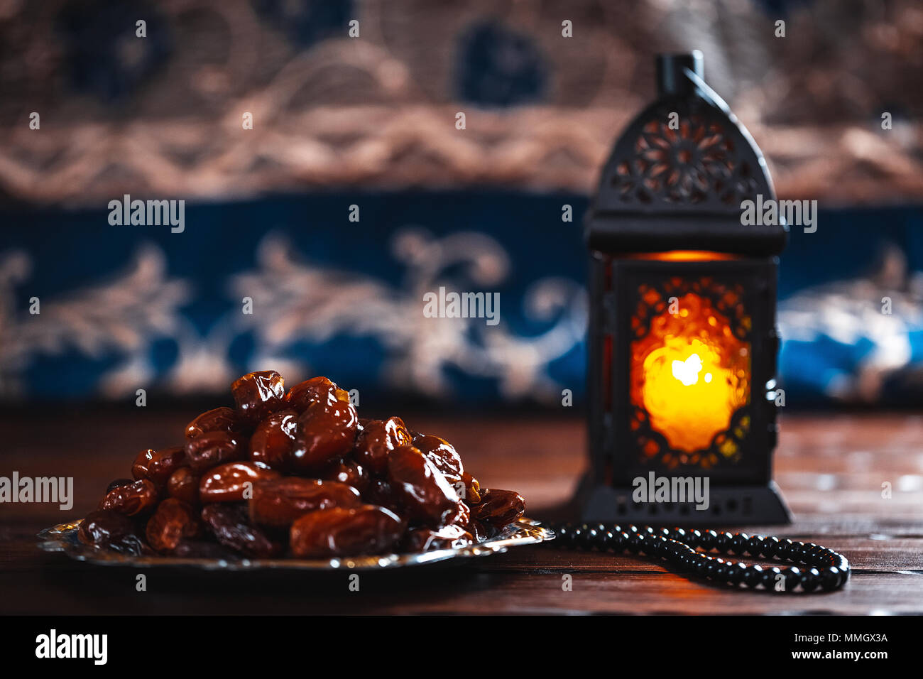The Muslim feast of the holy month of Ramadan Kareem. Beautiful ...