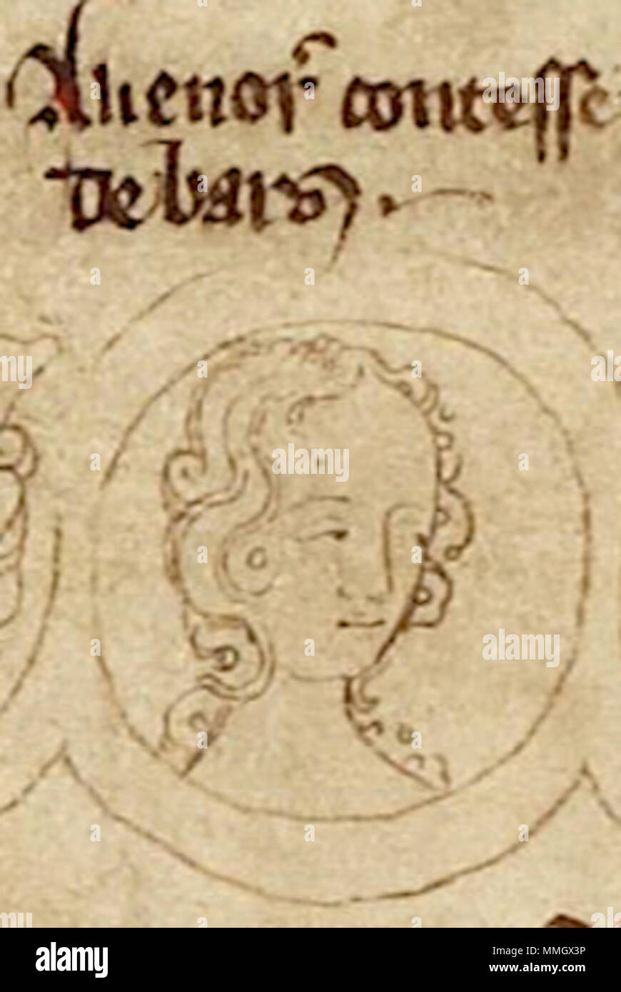 . English: Princess Eleanor of England, Countess consort of Bar, wife ...