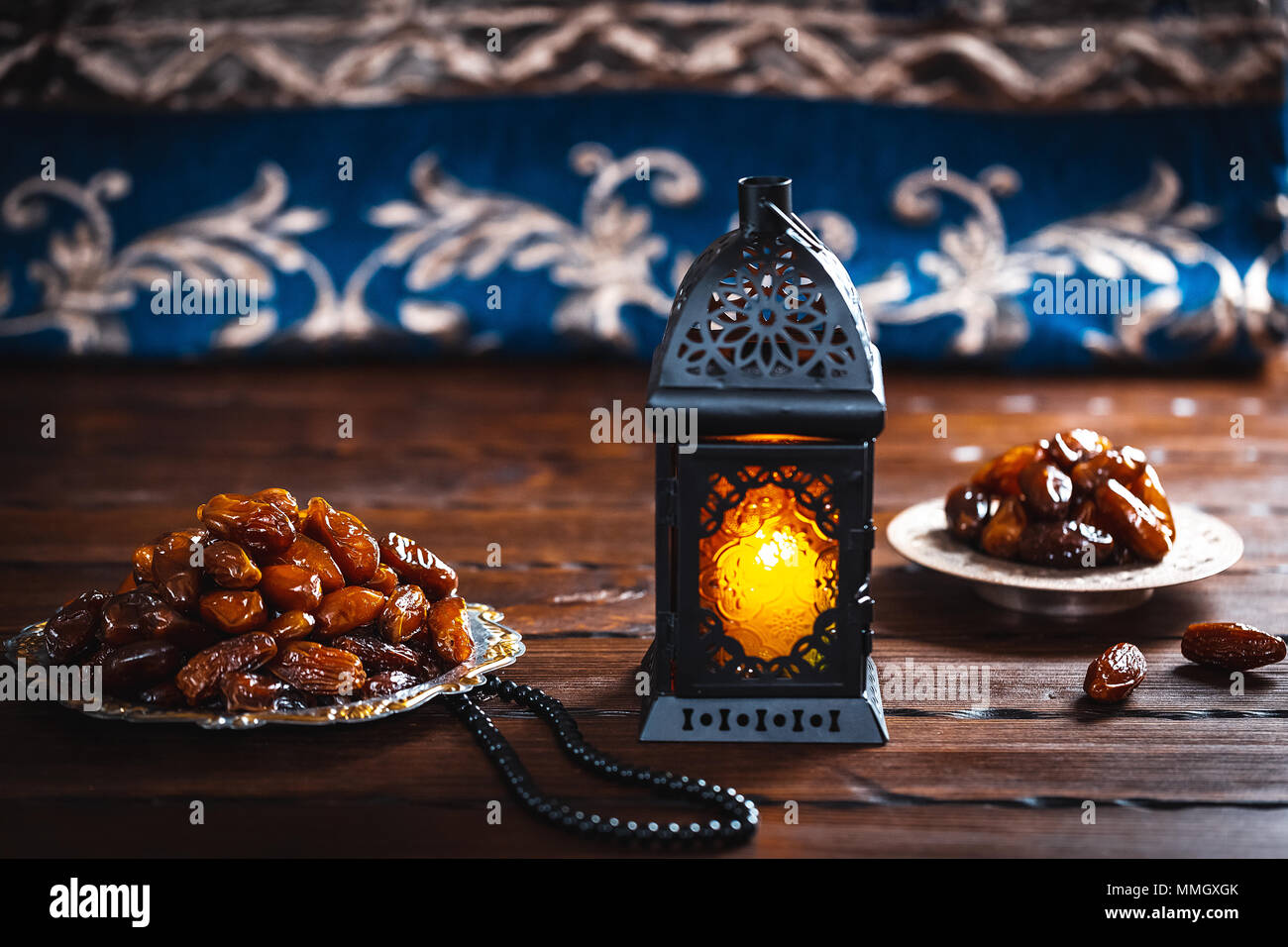 The Muslim feast of the holy month of Ramadan Kareem. Beautiful ...