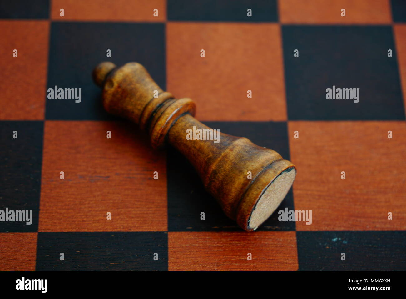 The chess game, board and figures Stock Photo - Alamy