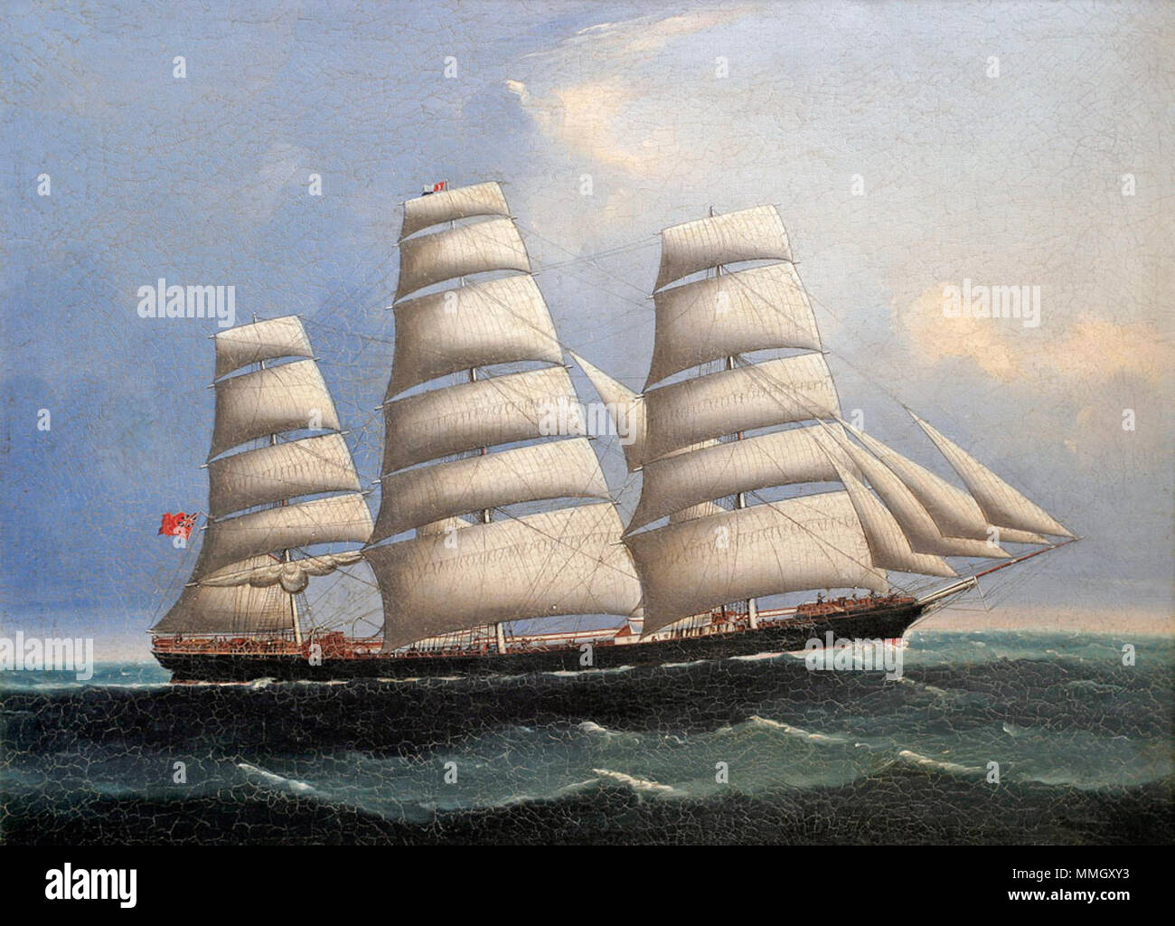 Full rigged ship hi-res stock photography and images - Alamy
