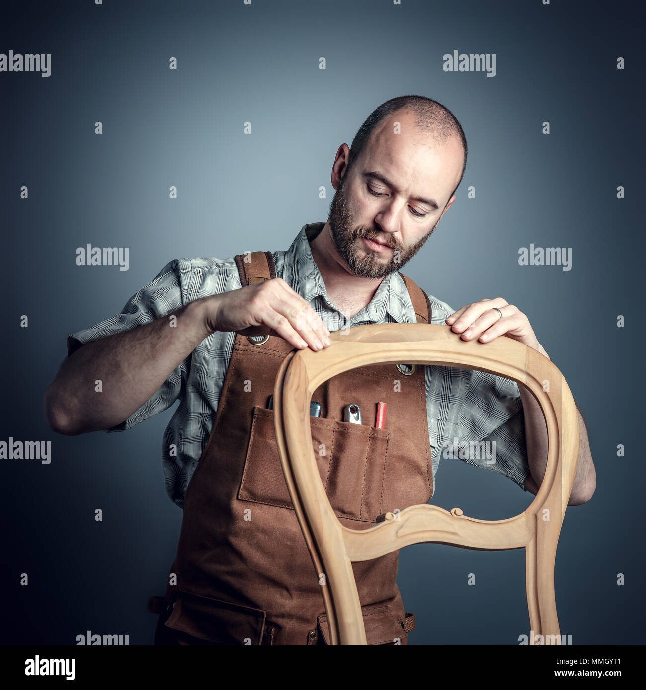 Carpenter work chair hi-res stock photography and images - Alamy