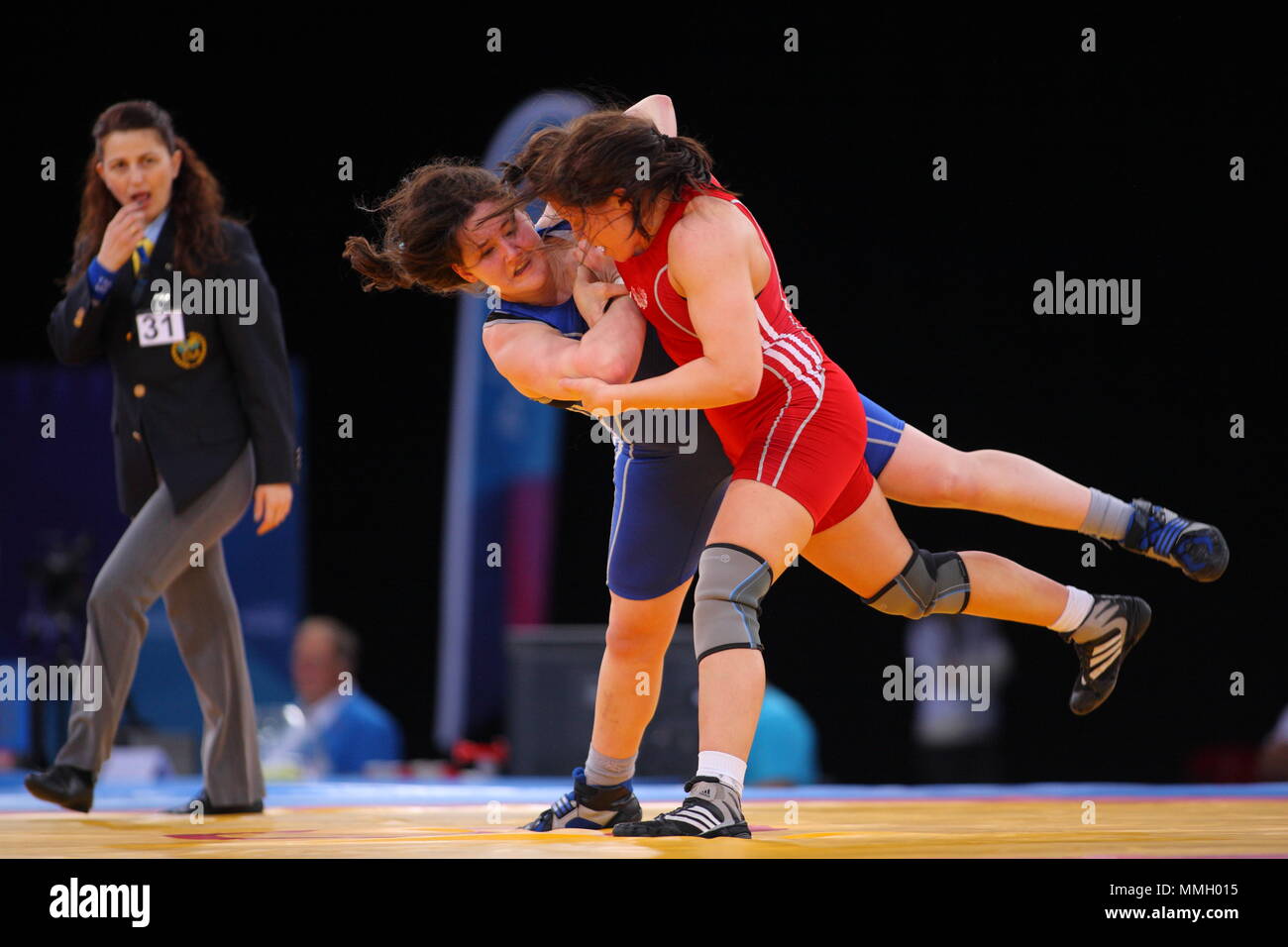 Maja Erlandsen vs Chloe Spiteri compete at the Women's Greco Roman ...