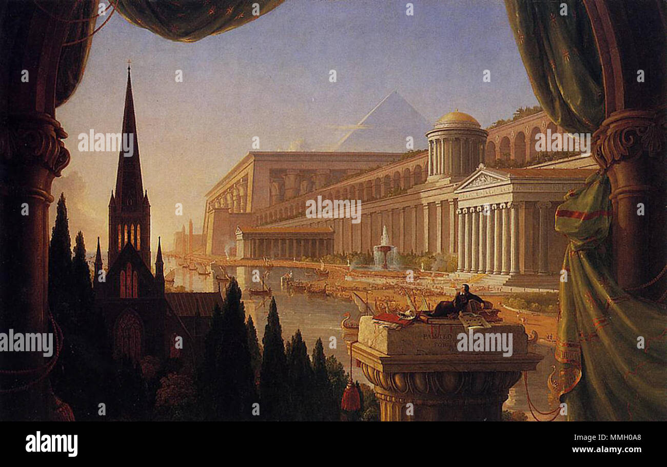 The Architect's Dream. 1840. Cole Thomas The Architect-s Dream 1840 ...