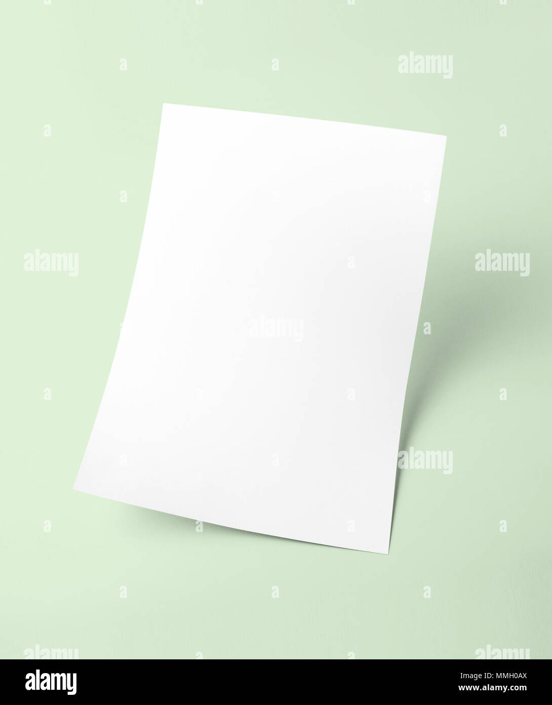 White paper blank template hi-res stock photography and images - Alamy