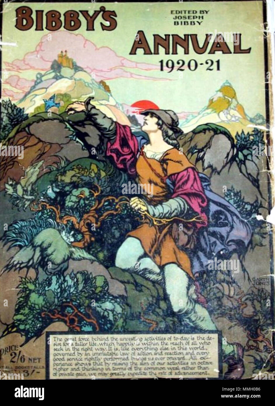 . English: Cover art for Bibby's Annual 1920-21 . 1 January 1920 ...