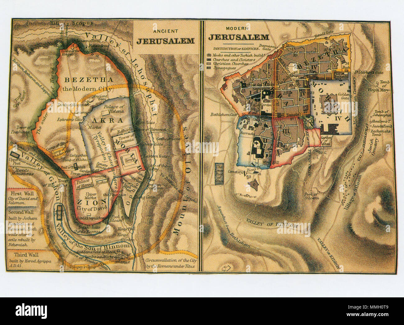 Sections Of Jerusalem