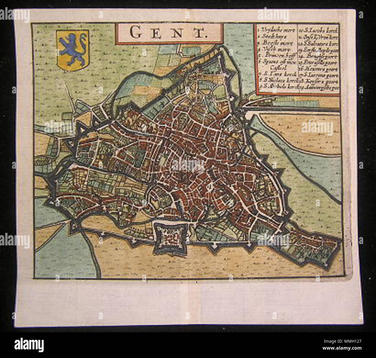 . English: 'Gent', by Guicciardini; issued Amsterdam, 1652. Stunningly ...