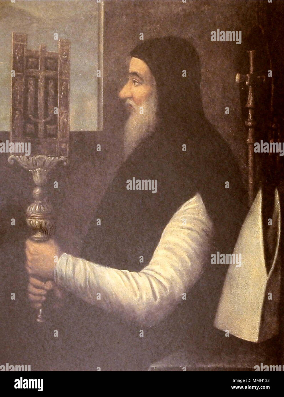 . Cordegliaghi was a pupil of Gentile Bellini. The work was ...