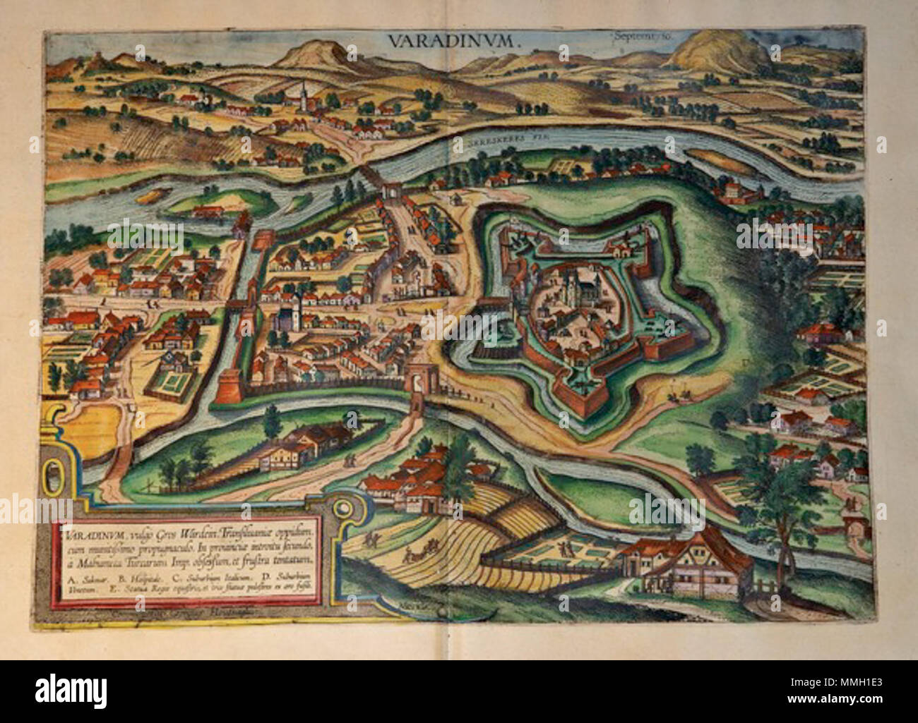 . Flemish engraver and cartographer Fn braun-varadinum Stock Photo - Alamy