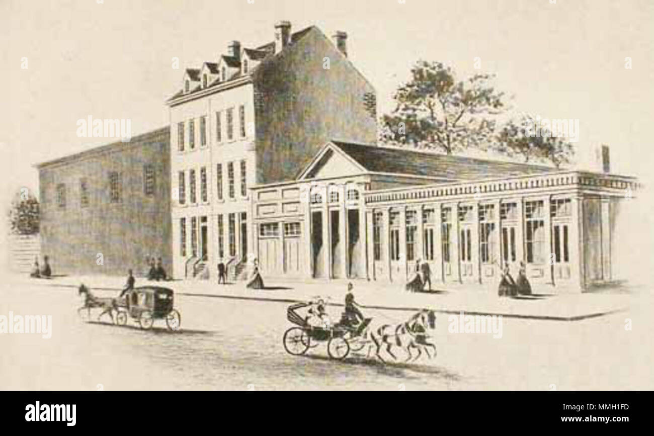 . English: Broadway and the Niblo's Garden Theatre, New York 1828 . 22 ...