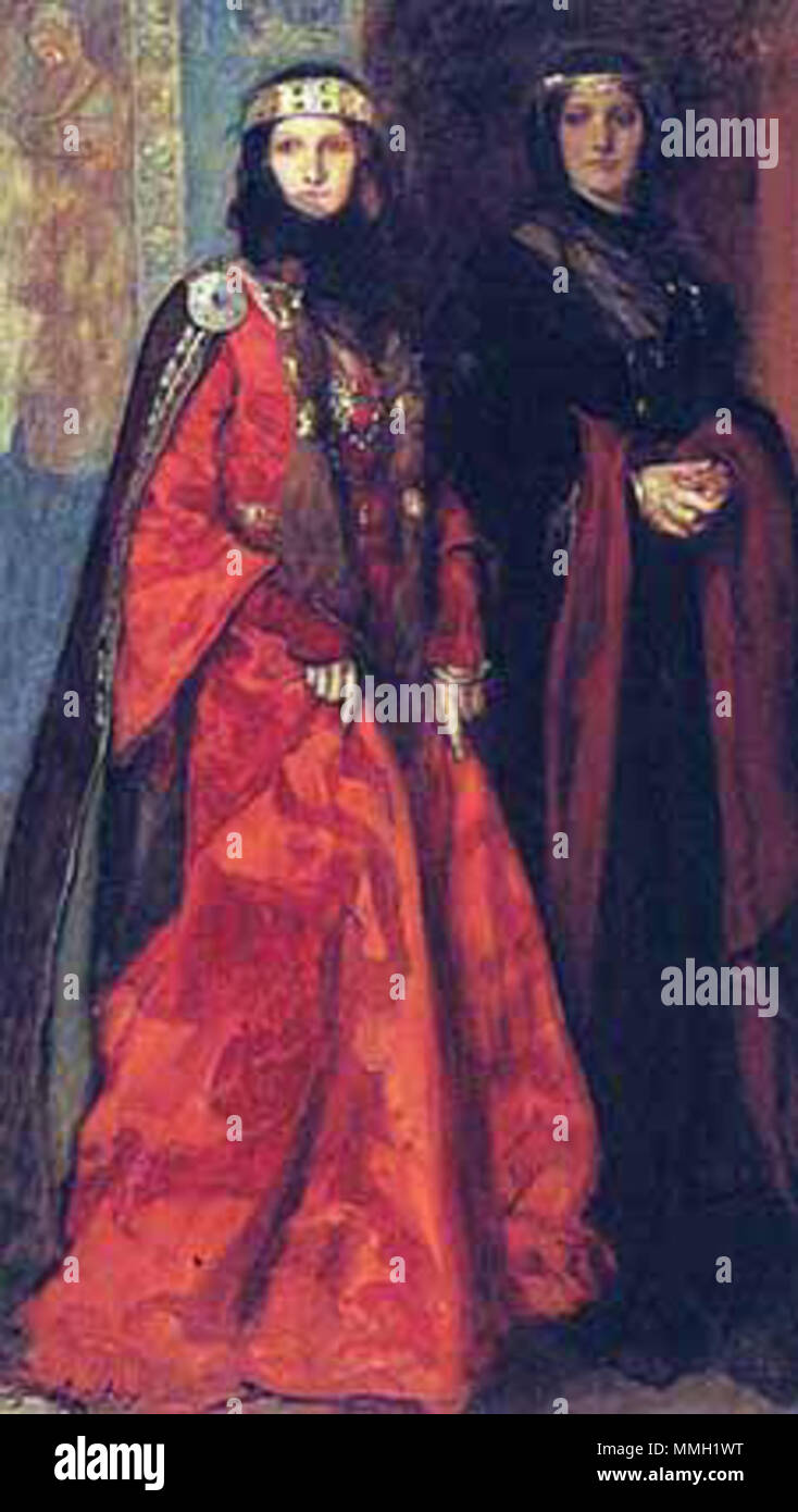 . Goneril and Regan from King Lear . 1902. Goneril and Regan from King Lear Stock Photo - Alamy