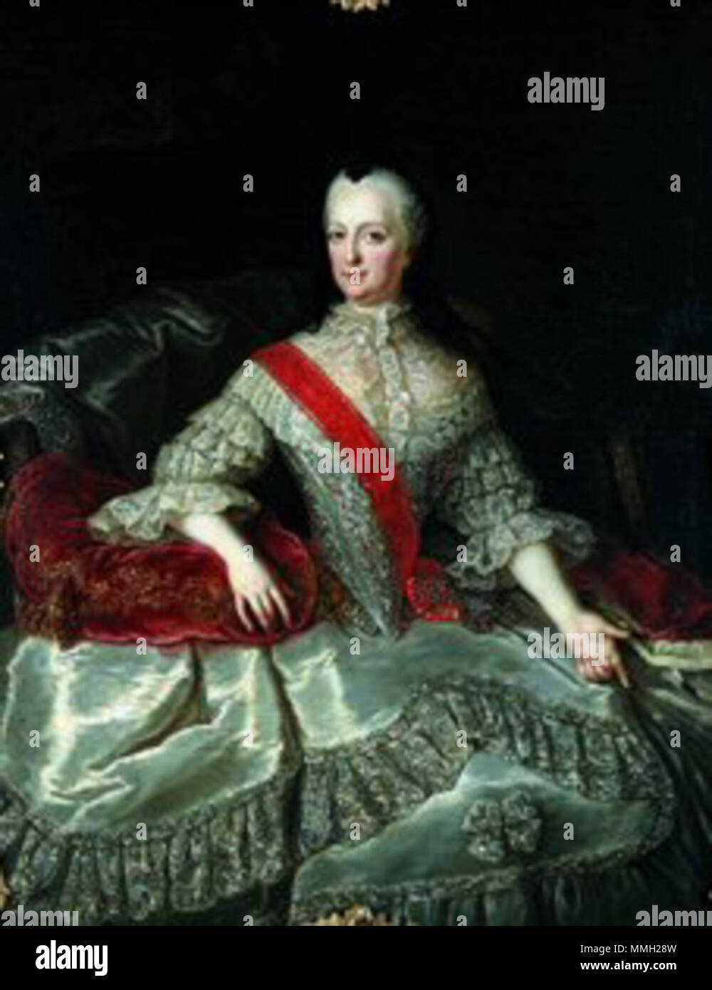 . English: Portrait of Joanna Elisabeth of Holstein-Gottorp (1712-1760 ...