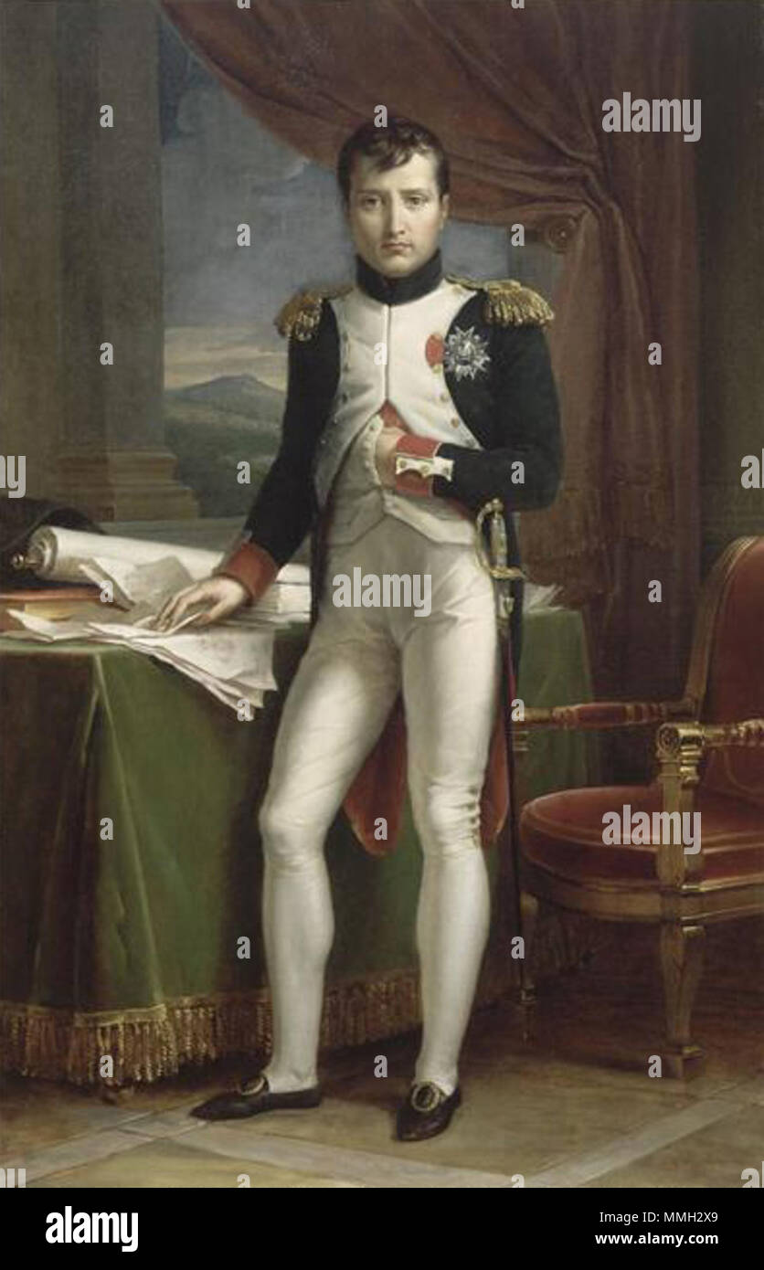Portrait de Napoléon Ier en uniforme de colonel des grenadiers à pied ...