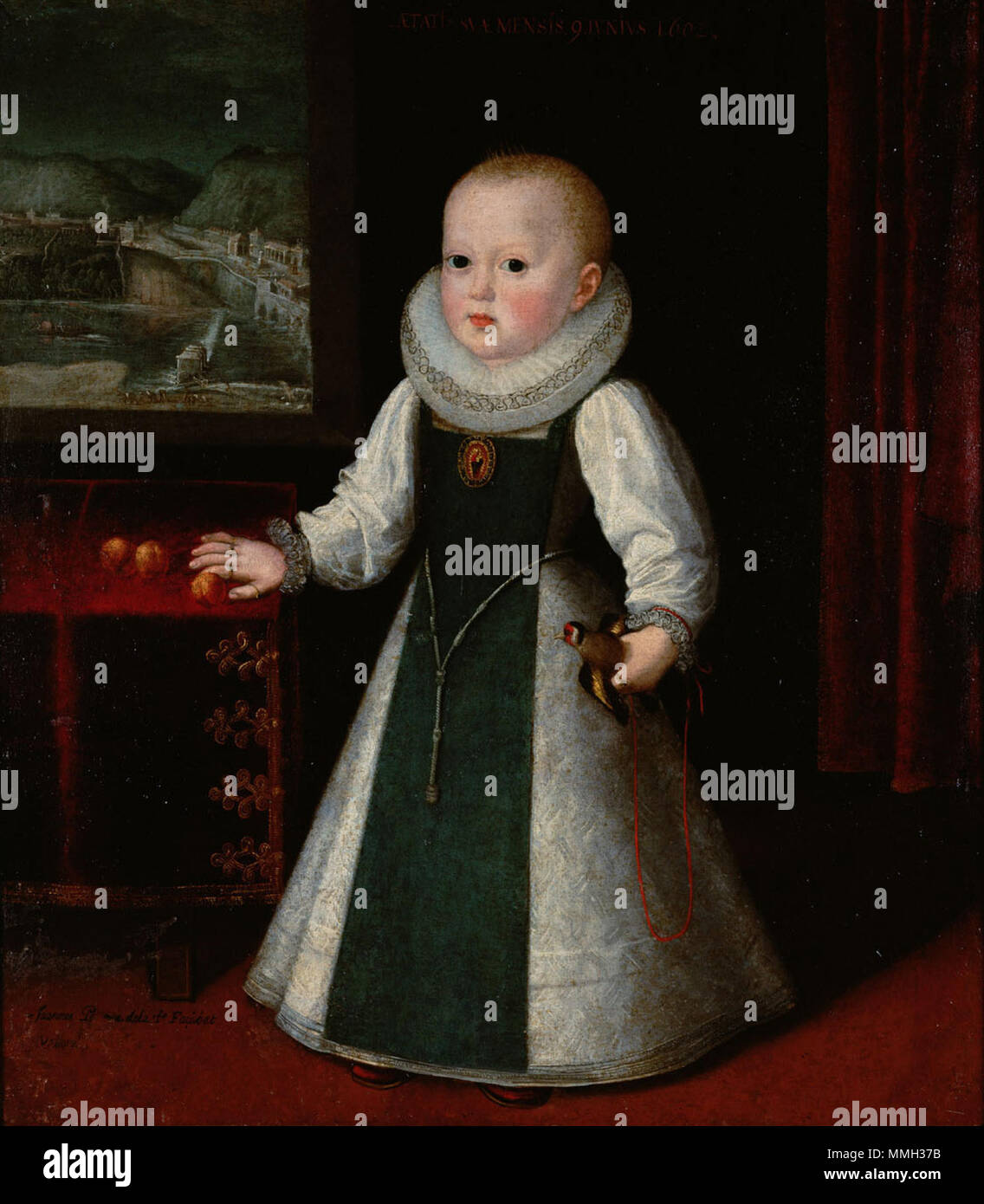 Deutsch: Infantin Anna (1601-1666), Königin von Frankreich, Bildnis in ...