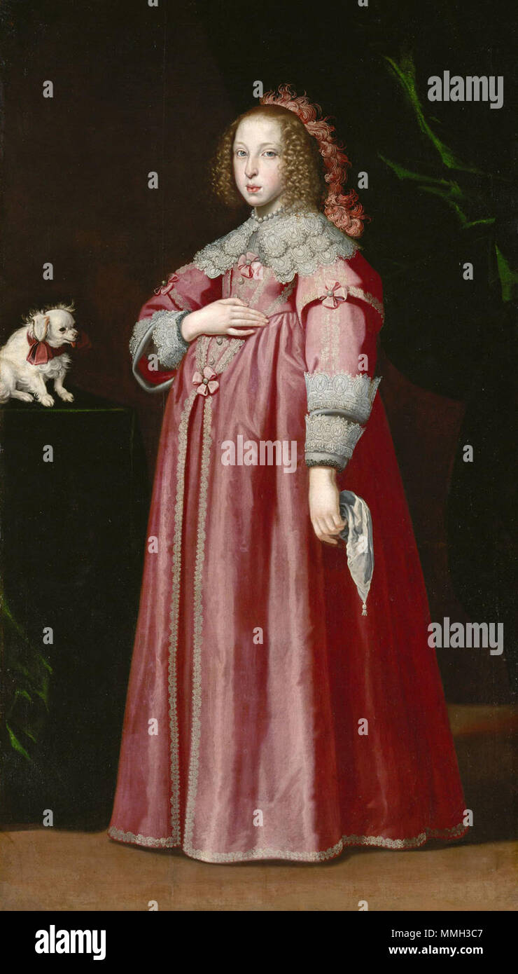 Maria Leopoldine of Austria (1632-1649), daughter of Leopold V ...