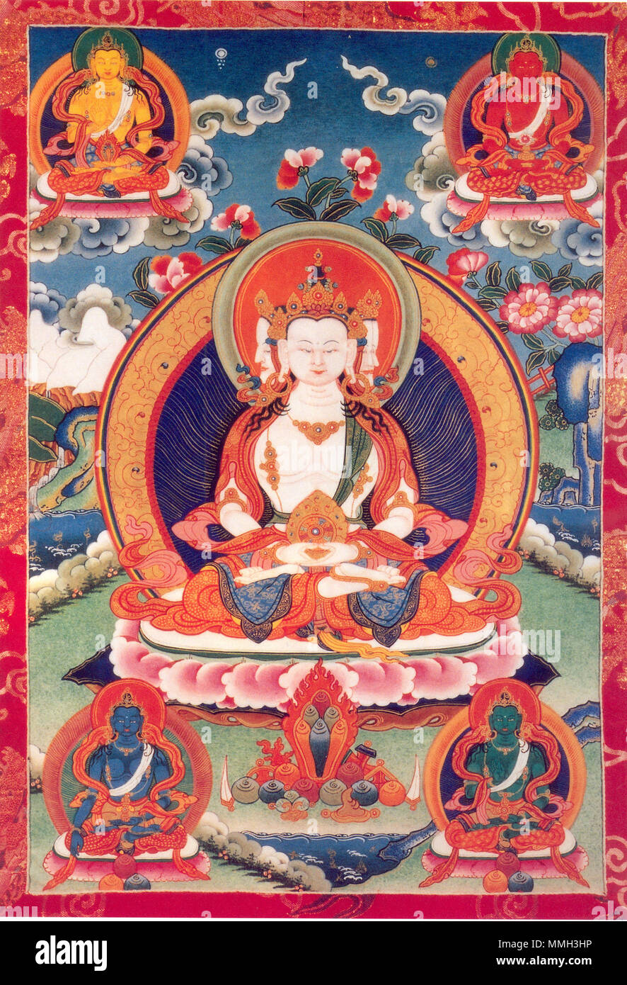 Five dhyani buddhas hi-res stock photography and images - Alamy