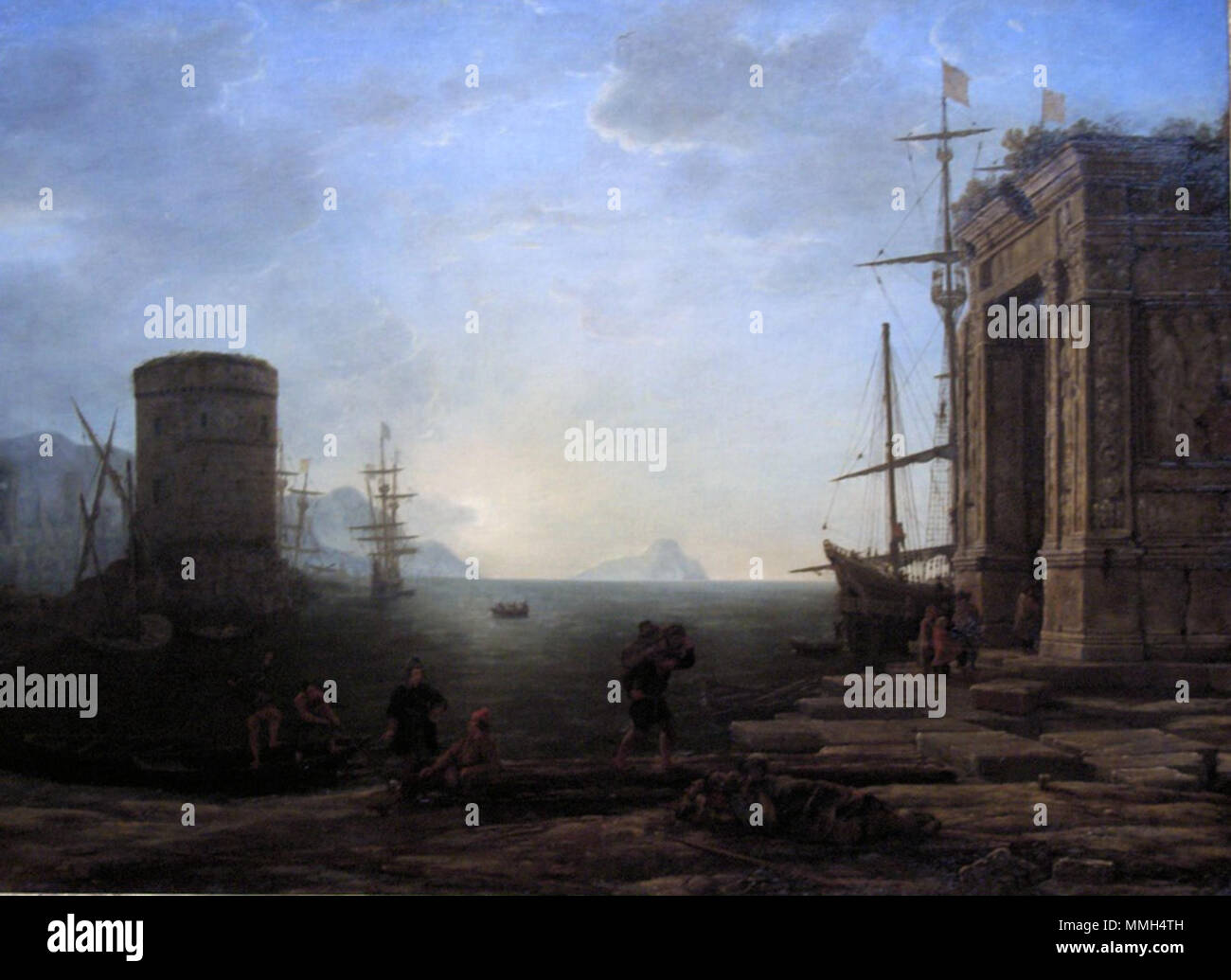 Harbour view sunrise circa hi-res stock photography and images - Alamy