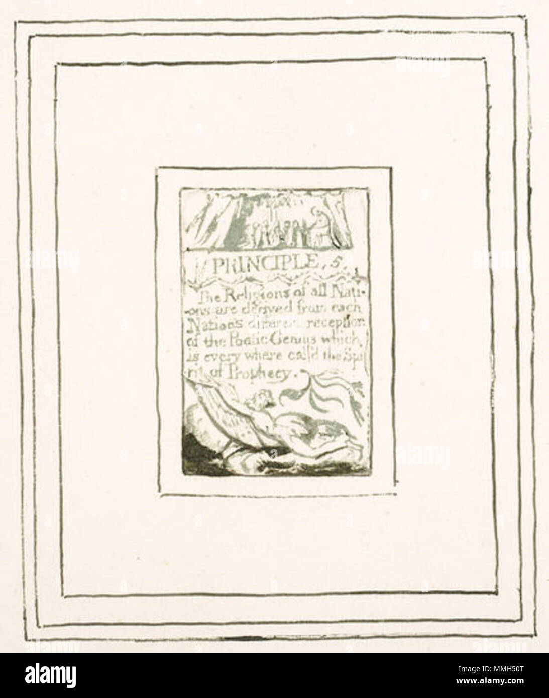 . English: Plate 8 of the only known copy of Blake's philosophical ...