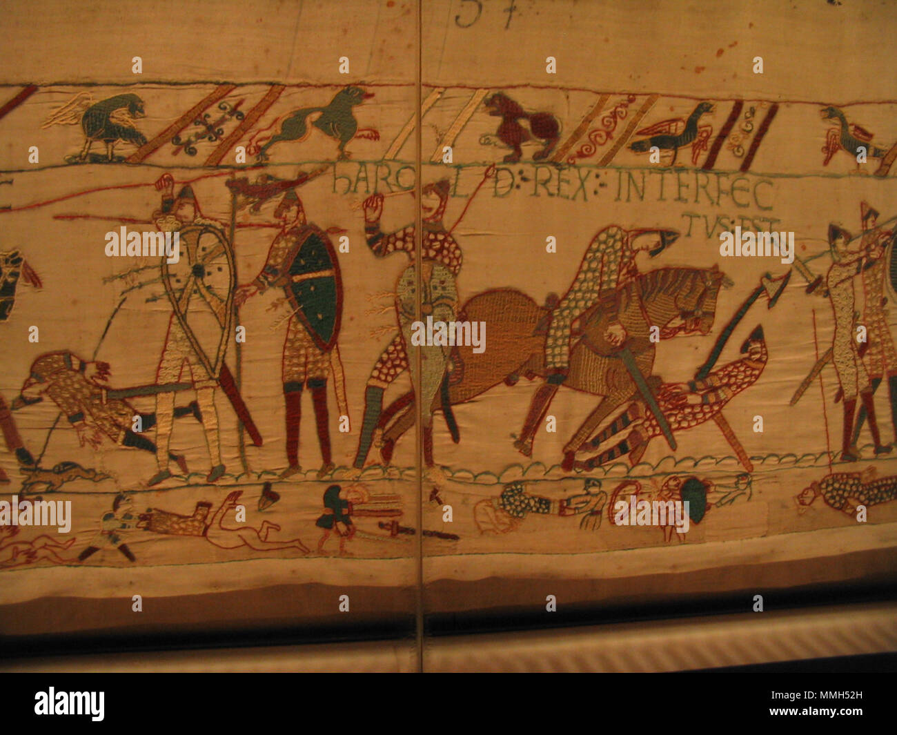 . Bayeux Tapestry fragment . photo by Gabriel Seah Bayeux Tapestry 3 ...