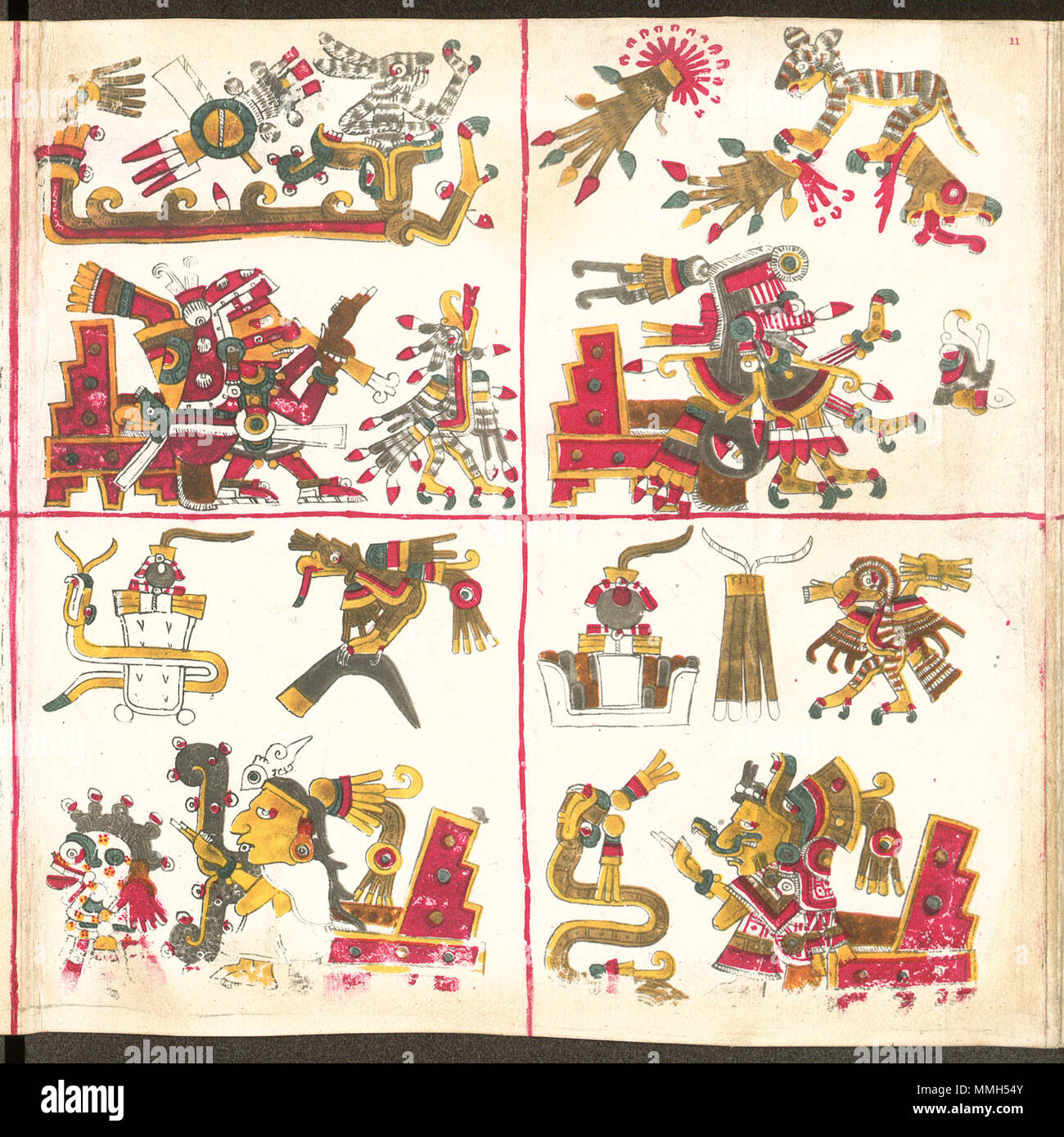 Codex borgia page hi-res stock photography and images - Alamy