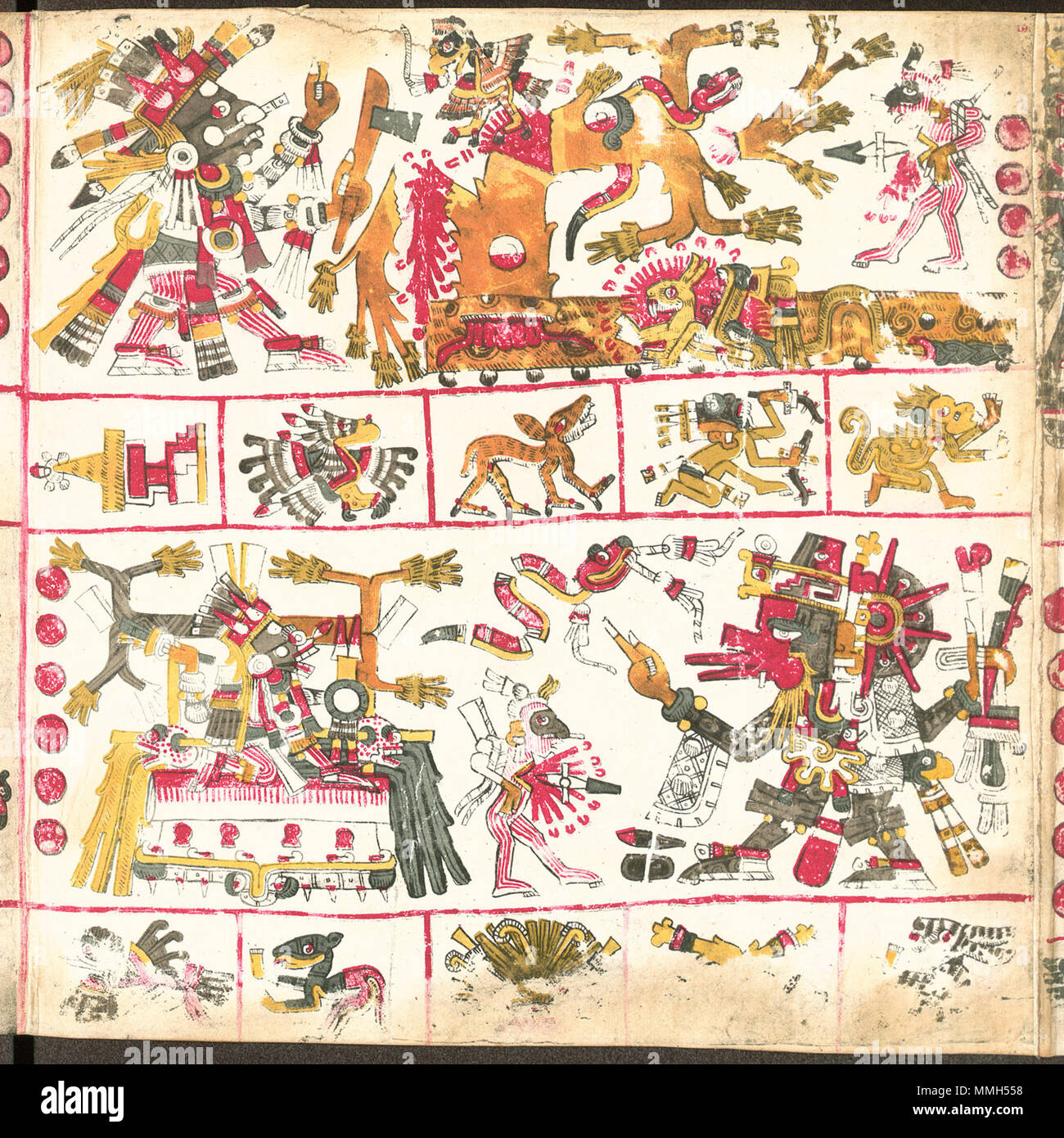 Codex borgia page hi-res stock photography and images - Alamy