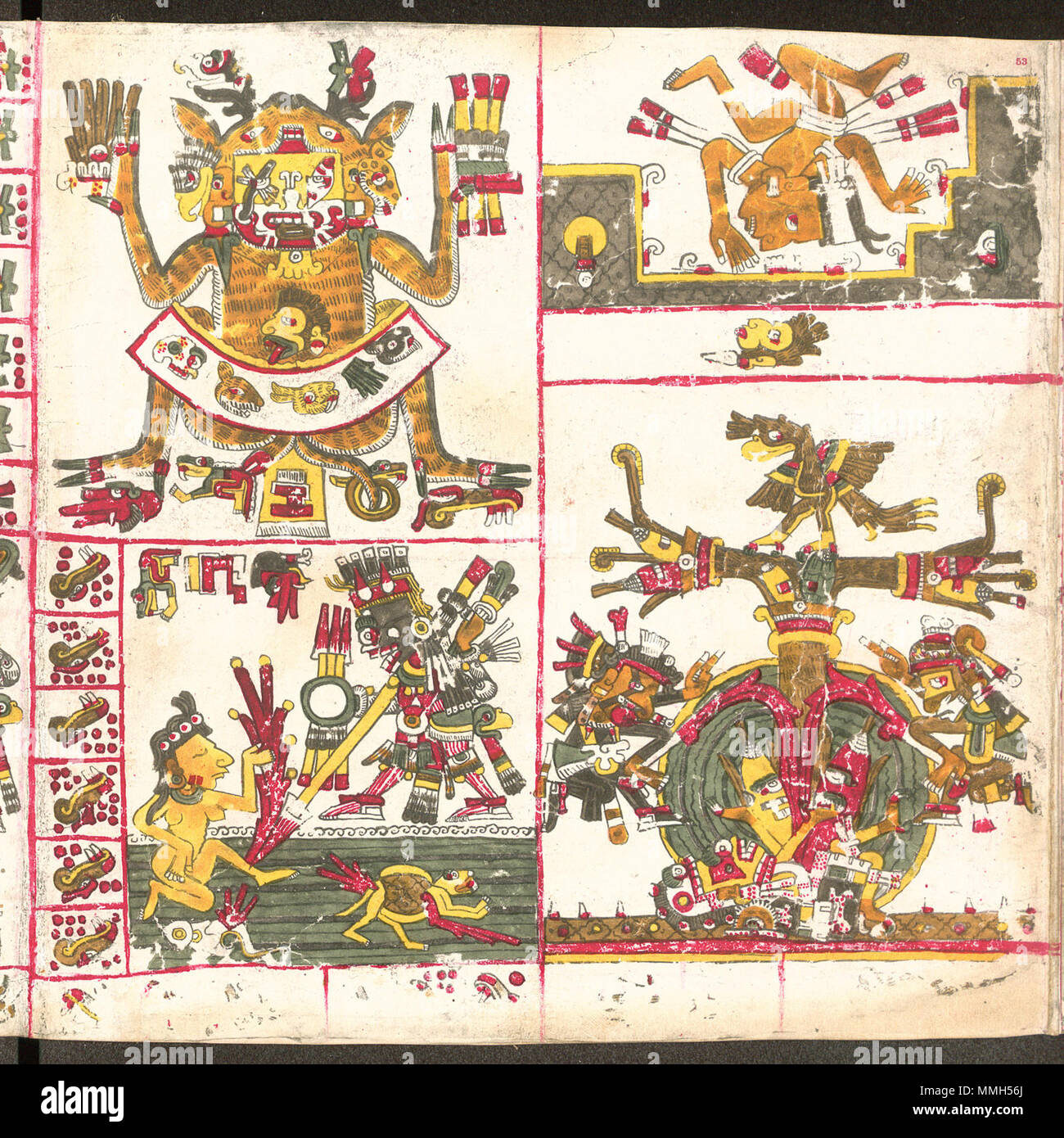 Codex borgia page hi-res stock photography and images - Alamy