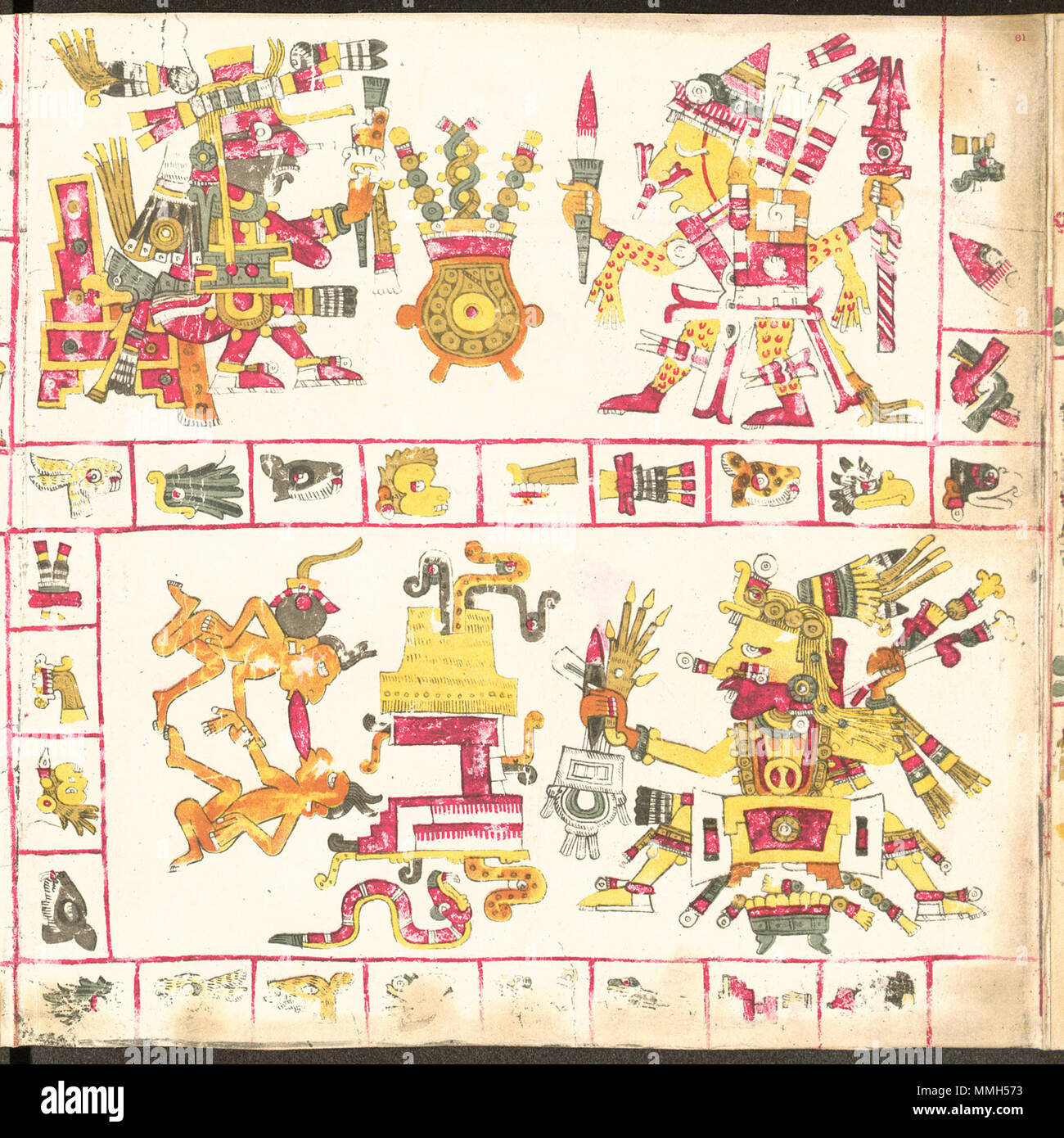 Codex borgia page hi-res stock photography and images - Alamy