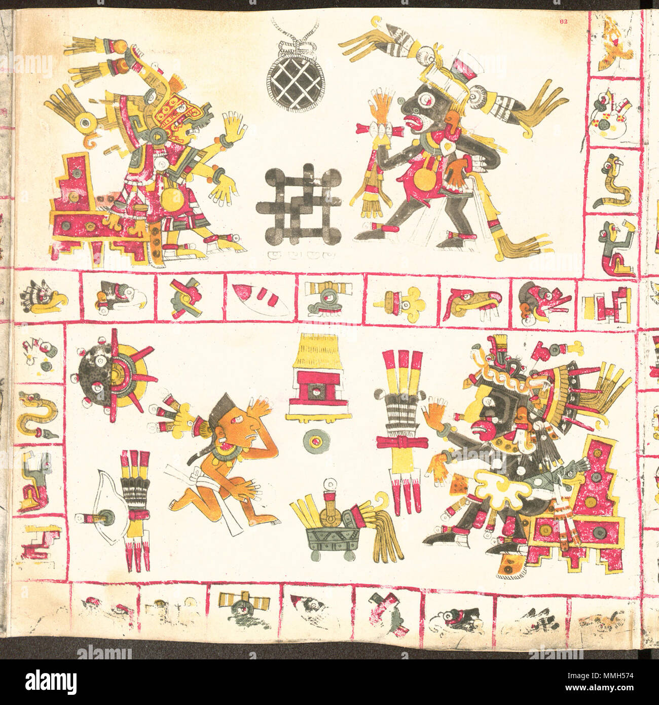 Codex borgia page hi-res stock photography and images - Alamy