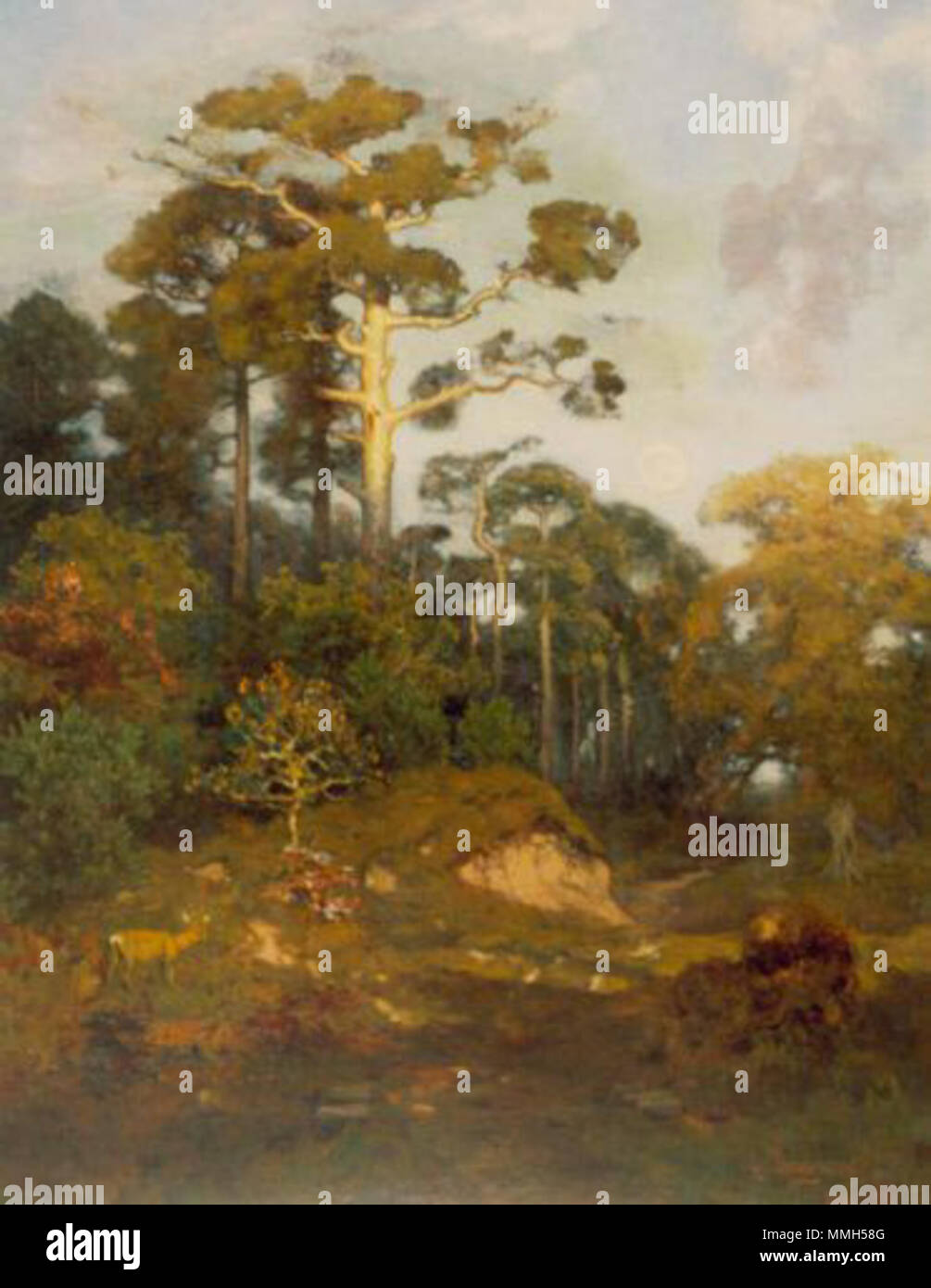 English: Landscape. Polski: Pejza?. 1886. Benedyktowicz, Landscape ...