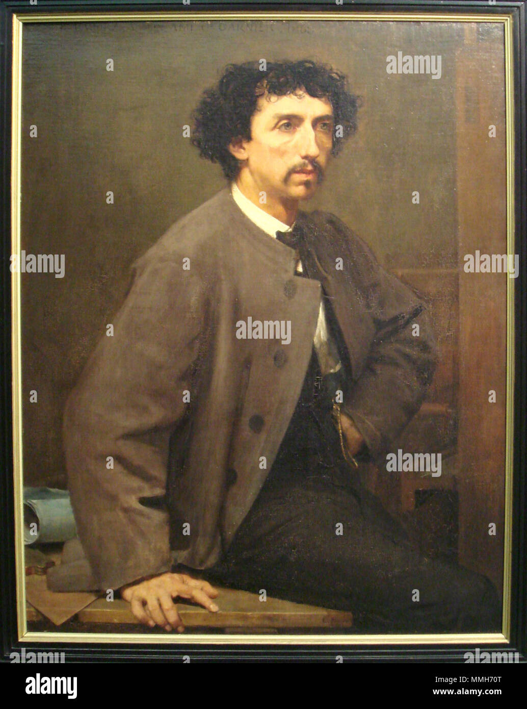 Portrait of Charles Garnier. 1868. Charles Garnier 1868 by Paul Baudry ...