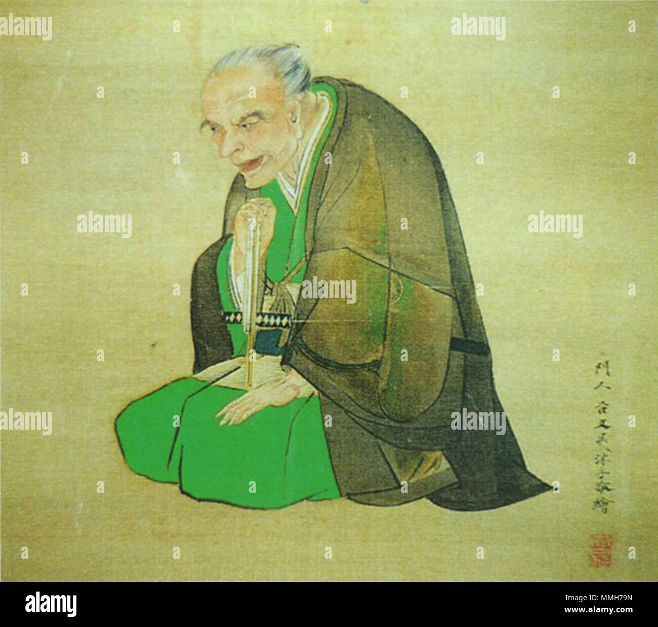 . A portrait of Ono Ranzan by Tani Buncho զ???????զ???????ަ ...