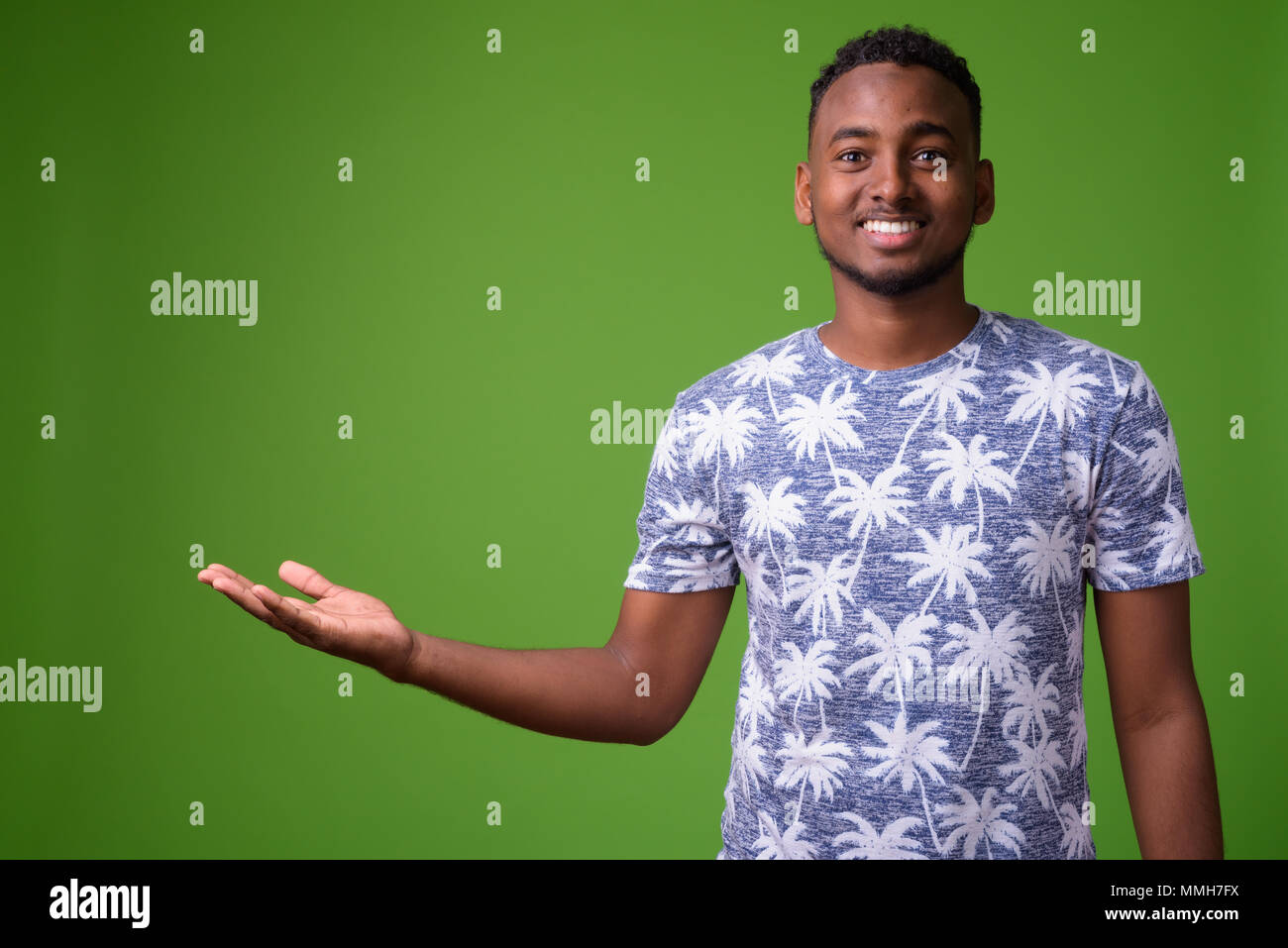 African male hand showing hi-res stock photography and images - Alamy
