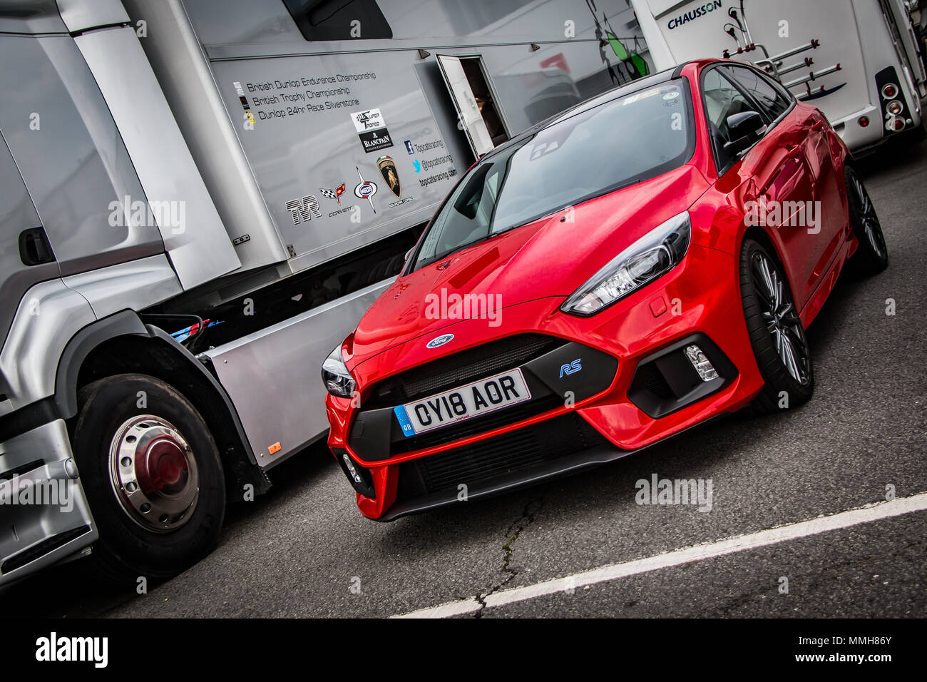 A modern Red Edition Ford Focus RS hatchback car Stock Photo - Alamy