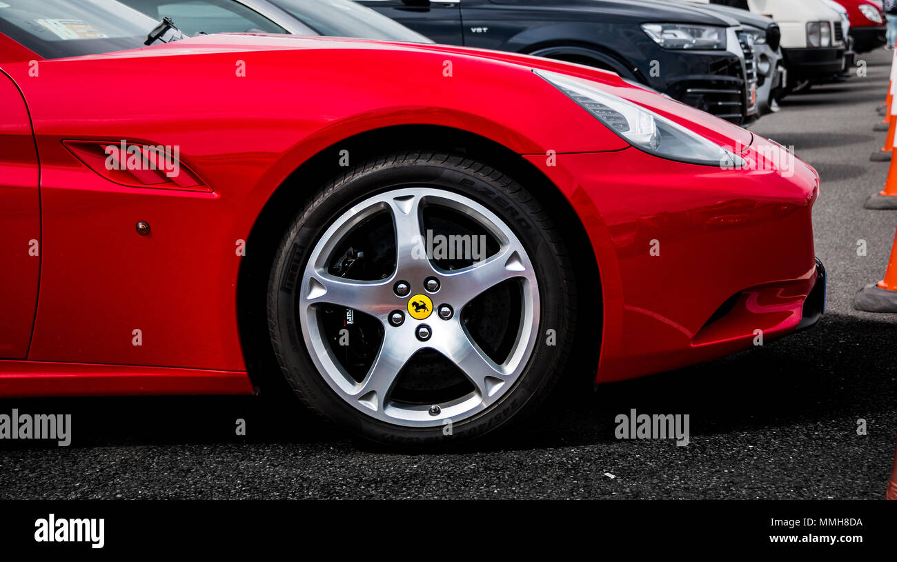The front of a luxury Ferrari California sports car Stock Photo - Alamy