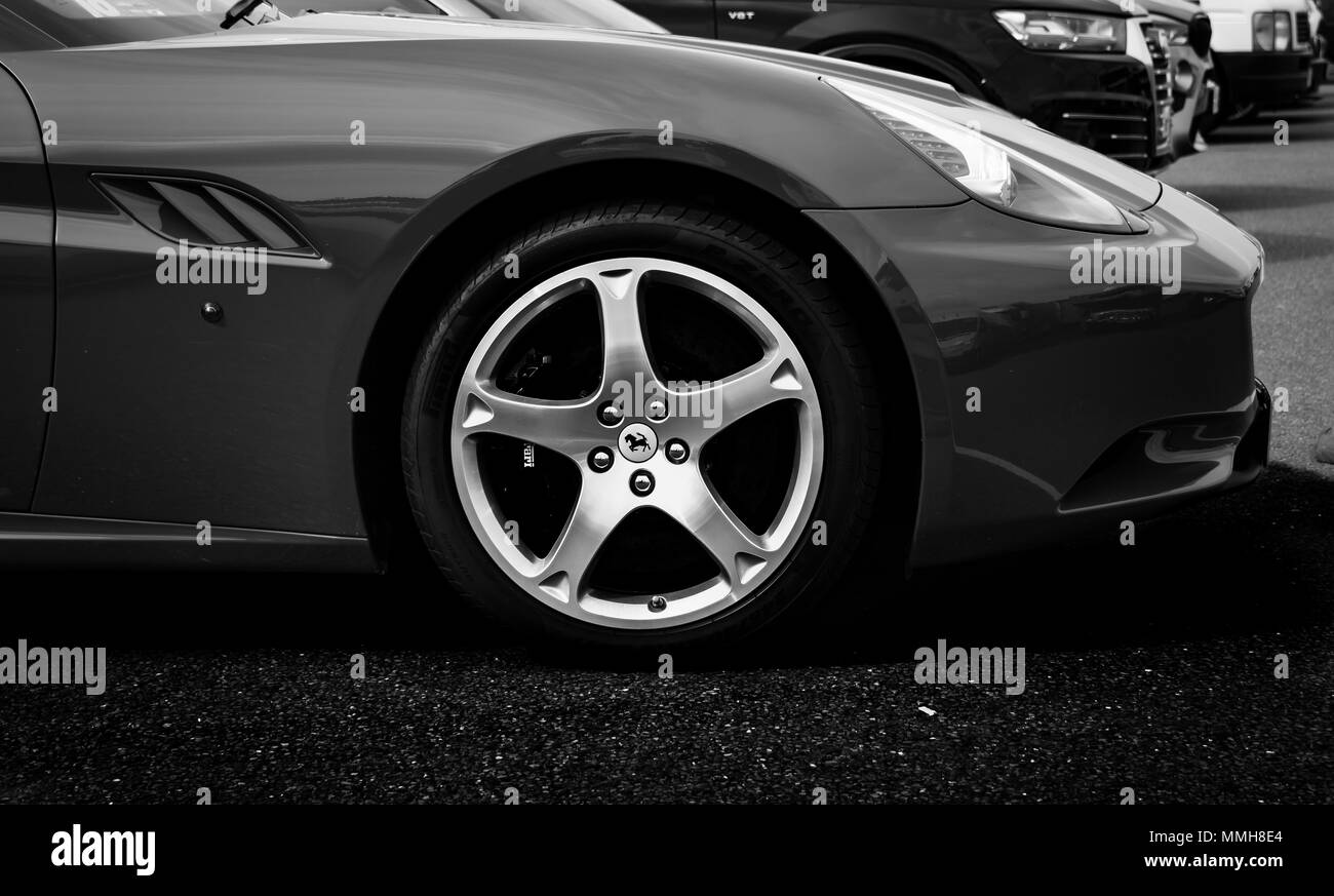 The front of a luxury Ferrari California sports car Stock Photo - Alamy
