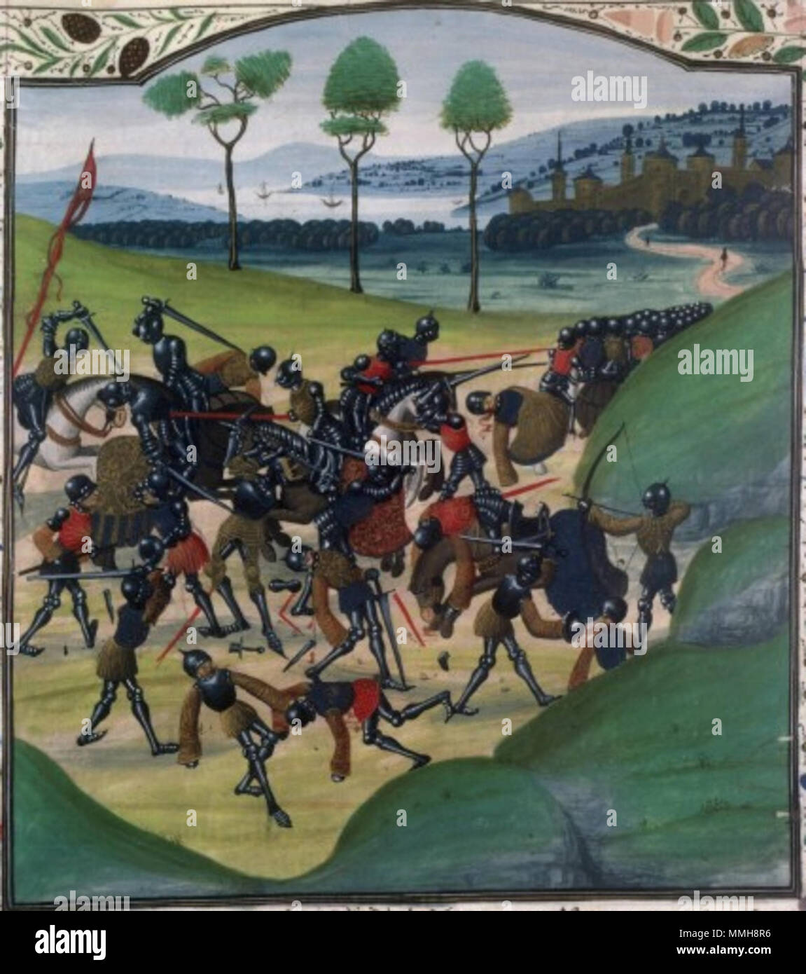 . Bataille de Poitiers (Bataille de Maupertuis), 1356, Chroniques d ...